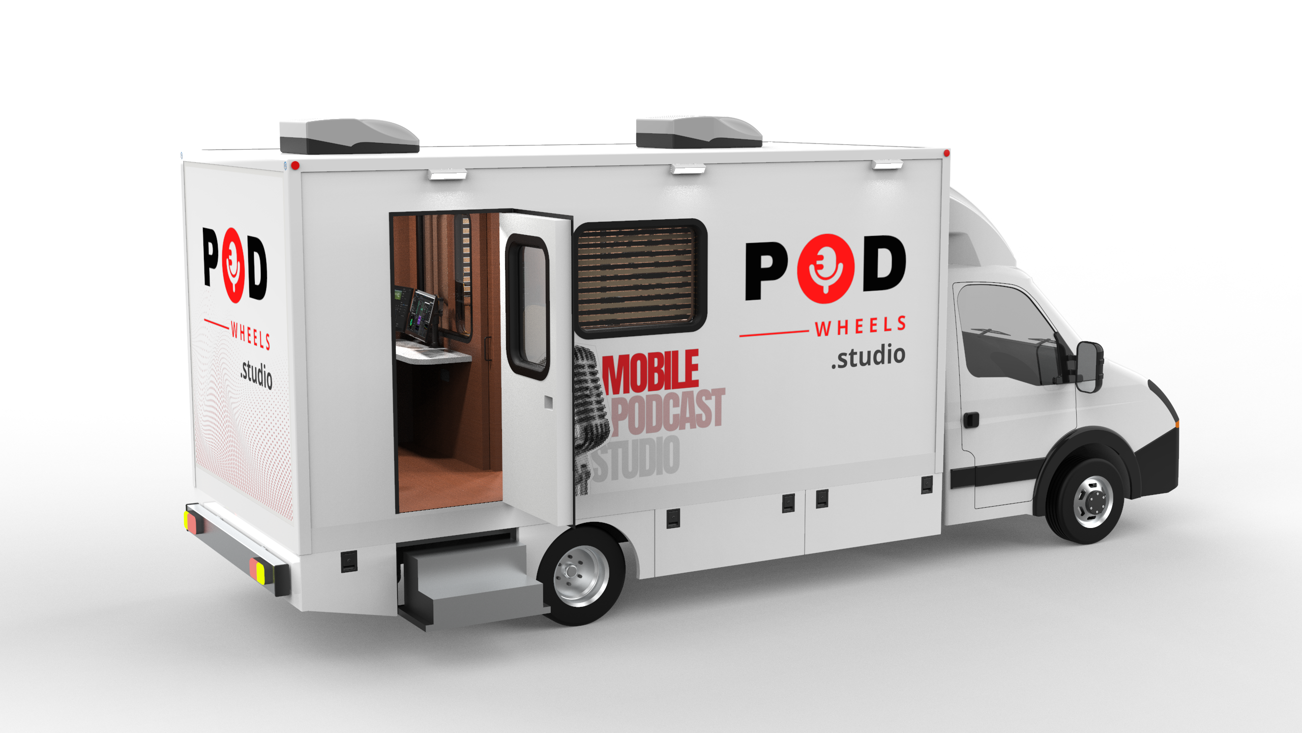 Podcast Truck - Mobile Recording Studio on Wheels
