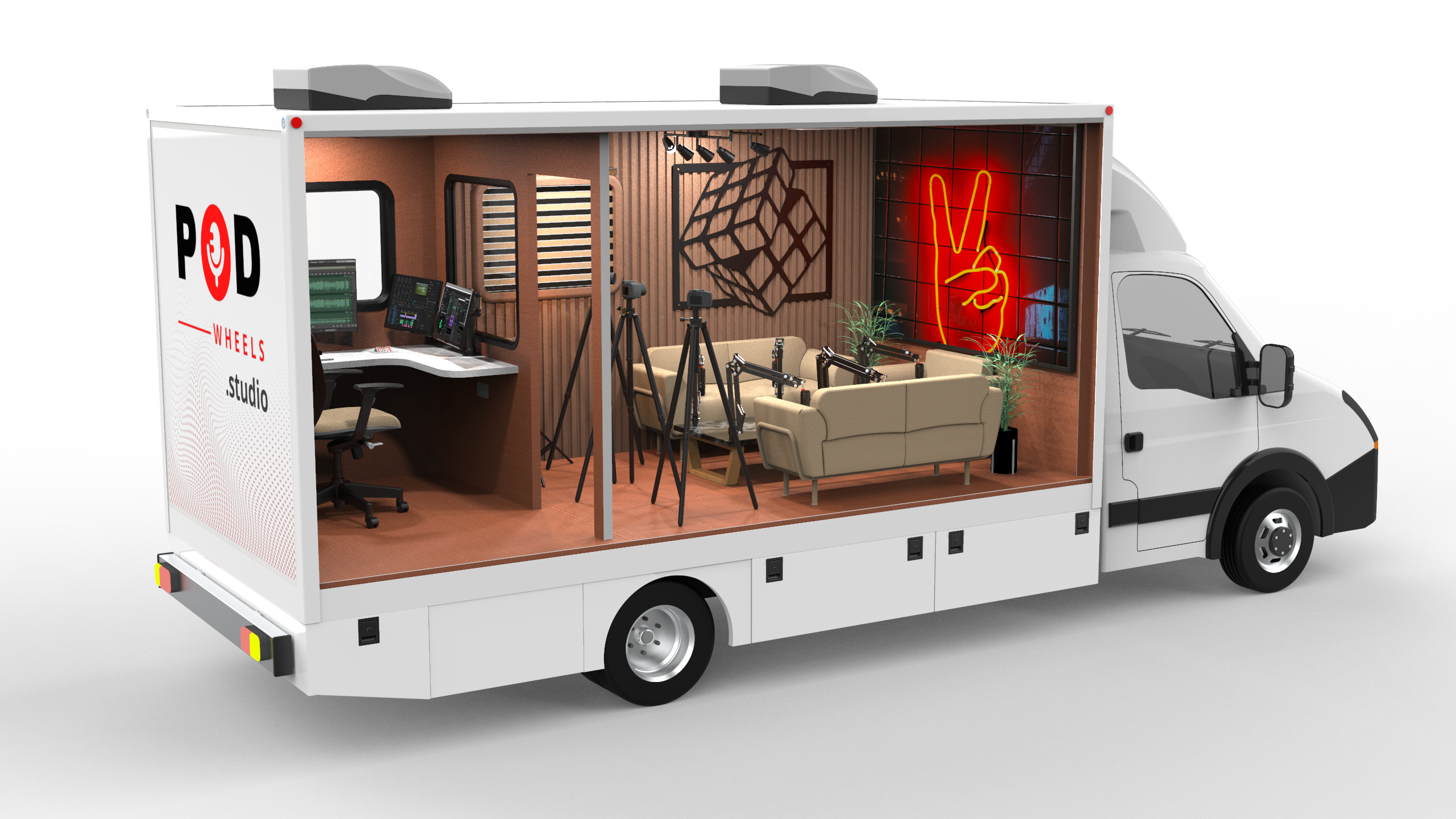Podcast Truck - Mobile Recording Studio on Wheels