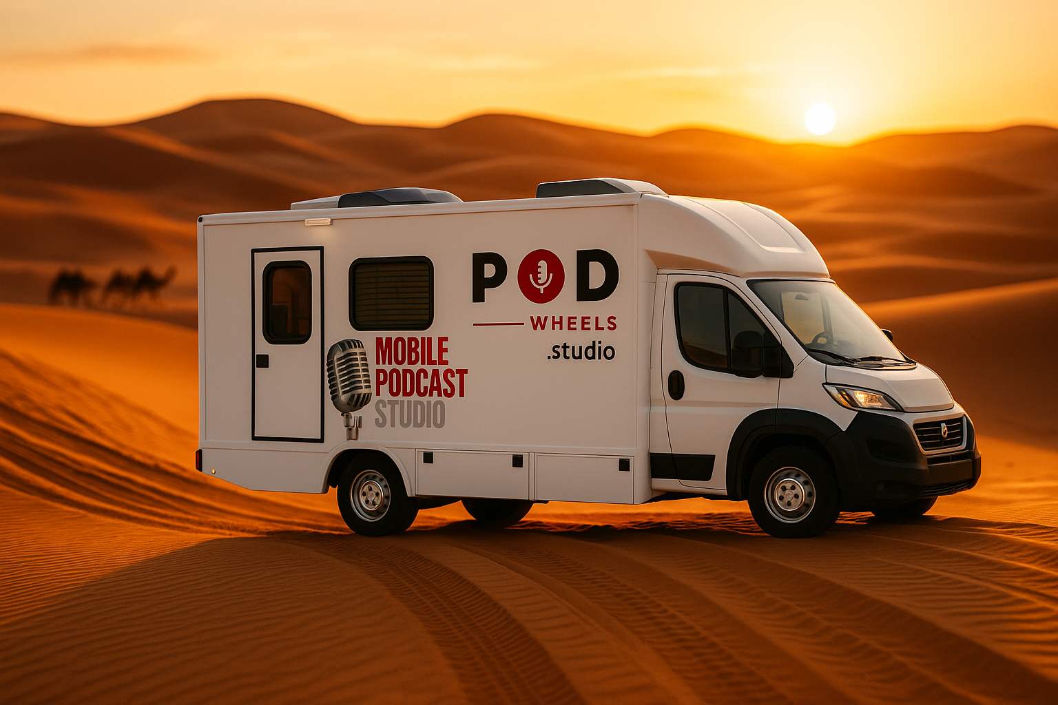 Podcast Truck - Mobile Recording Studio on Wheels